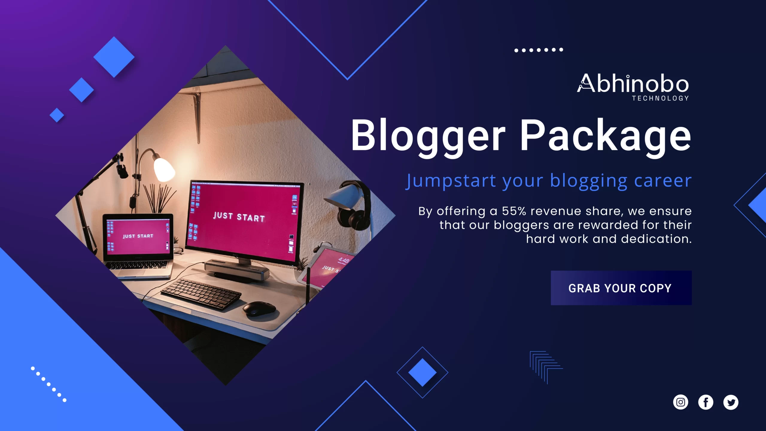 Blogger Package - Blogging Success | Abhinobo Technology